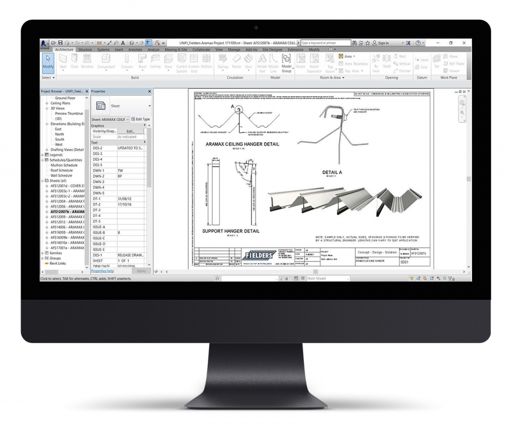 How to Use Fielders ARAMAX® Revit Content Library - Specifying Fielders