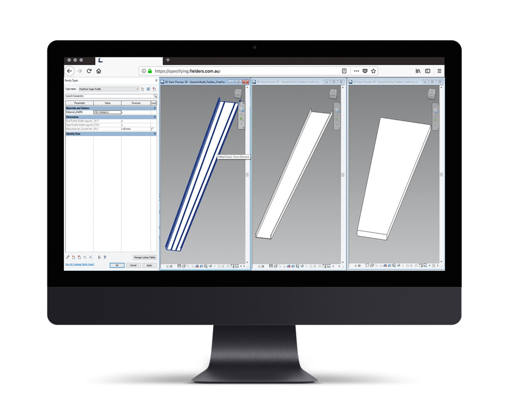 How to Use Fielders FreeForm® Revit Content Library - Specifying Fielders