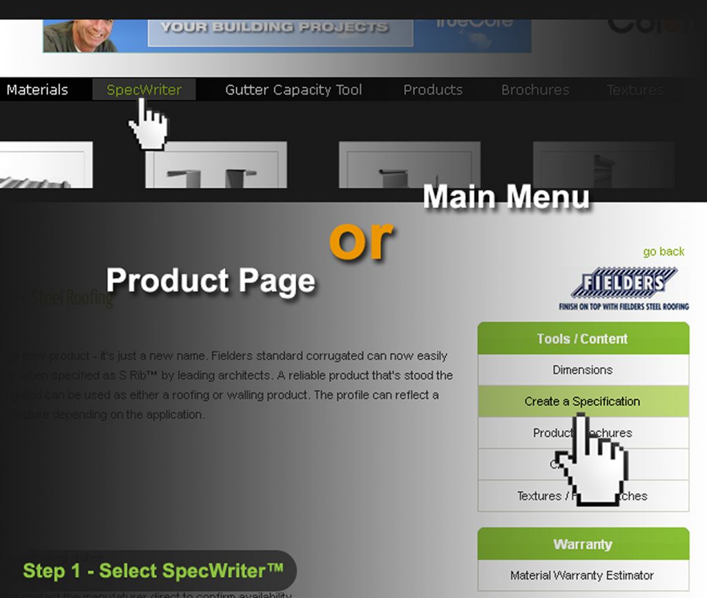 Sample Specwriter™ Template - Specifying Fielders