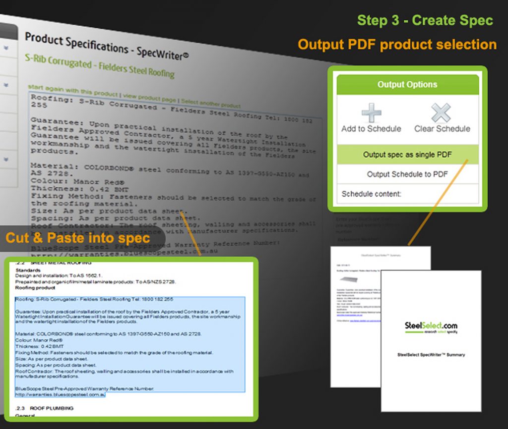 Sample Specwriter™ Template - Specifying Fielders